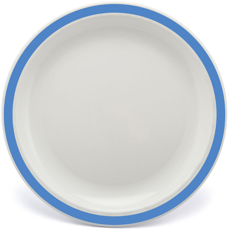 Duo plate Small PC 17 cm Medium Blue – Roltex